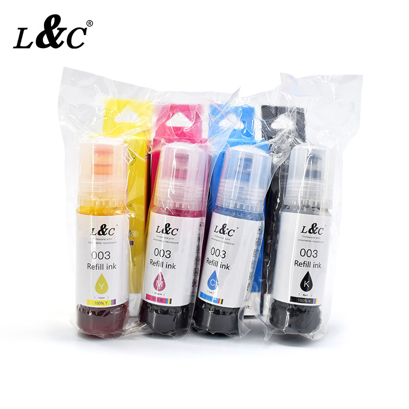 Premium EP003 Compatible Bulk Water Based Bottle Refill Tinta Dye 003 ...